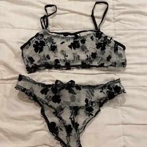 Intimates & Sleepwear | Mesh Lingerie Set | Poshmark